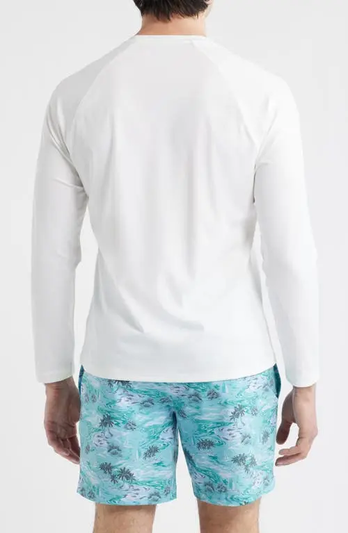 FAIR HARBOR Anchor Long Sleeve Rashguard - White