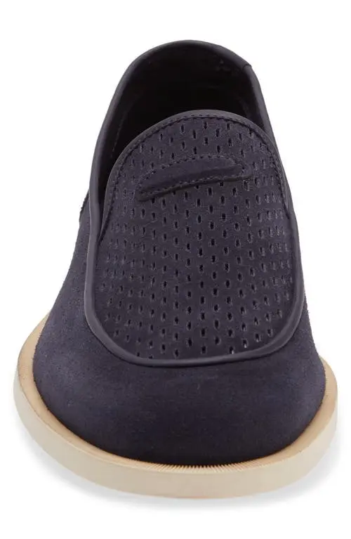John Lobb Pace Oval Loafer - 5a-navy