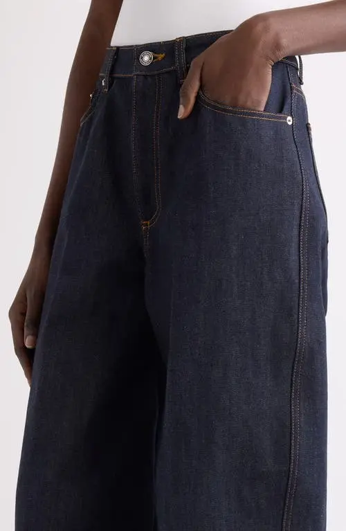 Givenchy Raw Turn-up Jeans - Dark Blue