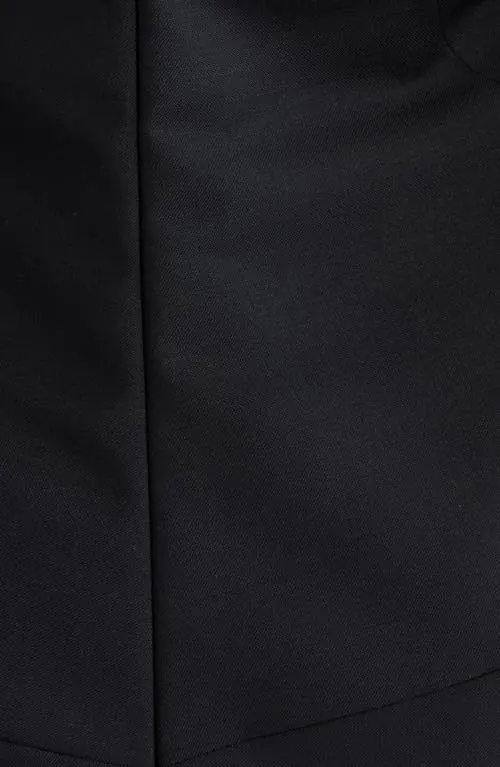 Givenchy Bow Bustier Wool & Mohair Minidress