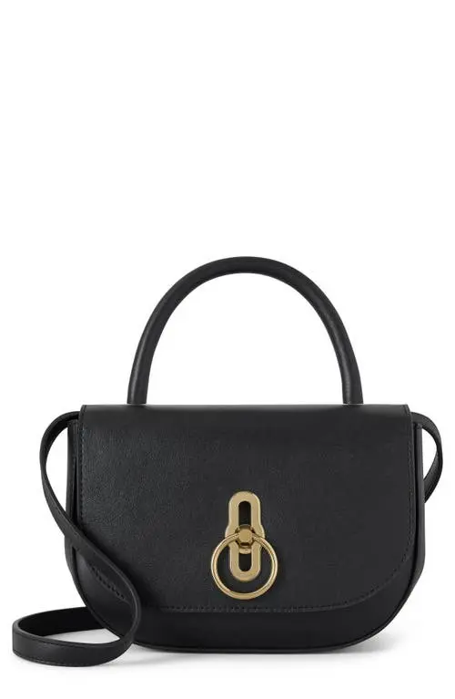 Mulberry Small Amberley Leather Top Handle Bag - Black
