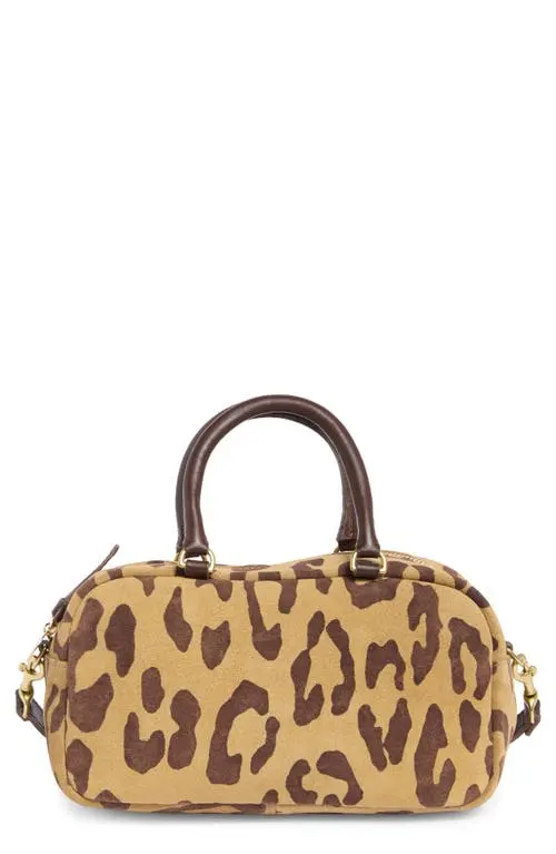 Clare V. Petite Claudine Suede Crossbody Bag - Lark/brown