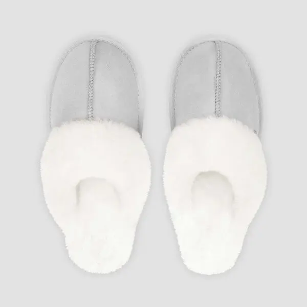 TOGAS Suede Slippers - Grey