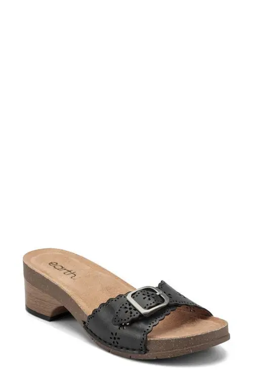 Earth Haisly Slide Sandal - Black