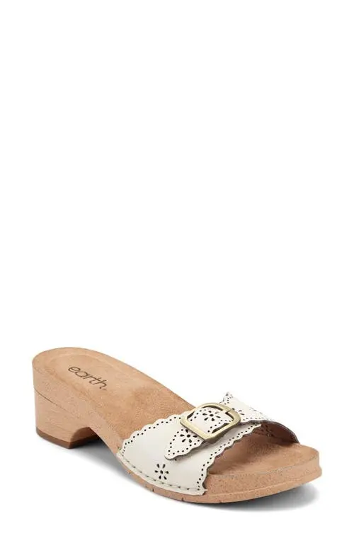 Earth Haisly Slide Sandal - Ivory