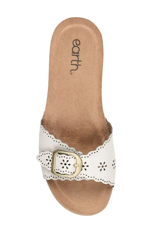 Earth Haisly Slide Sandal - Ivory