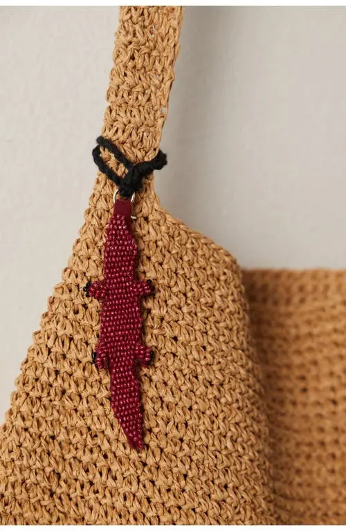 Free People Coastal Crush Straw Tote - Natural