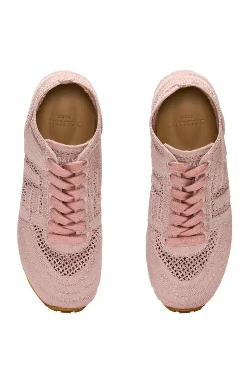 Balmain Racer 45 Macramé Sneakers - Pink