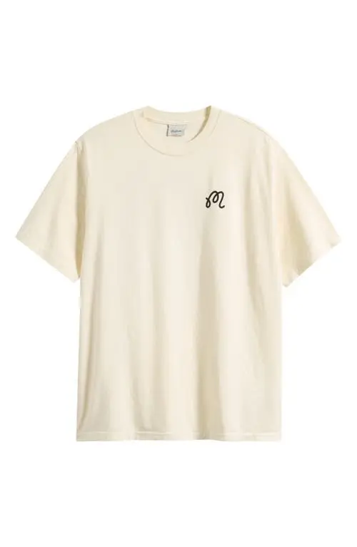 MALBON Bermuda Origin Graphic T-shirt - Cream