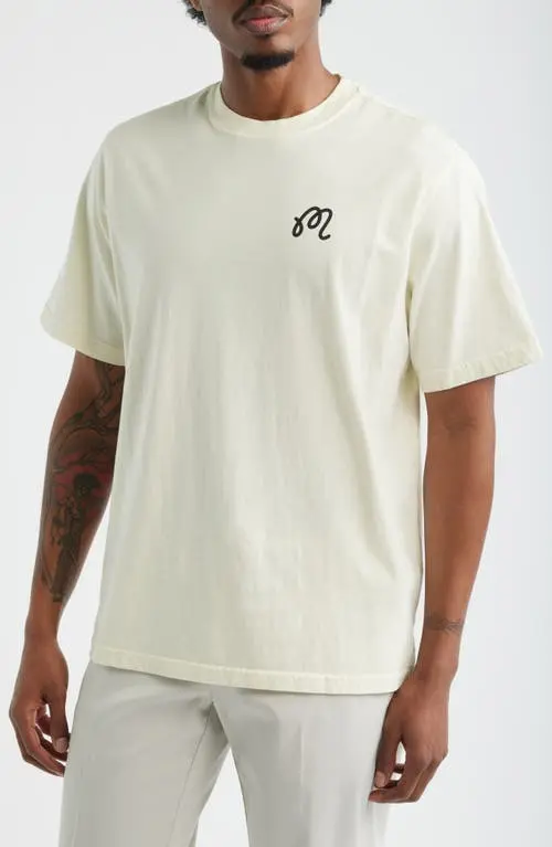 MALBON Bermuda Origin Graphic T-shirt - Cream