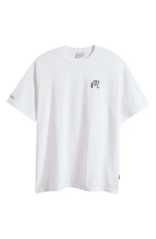 MALBON Bermuda Championship Cotton Graphic T-shirt - White