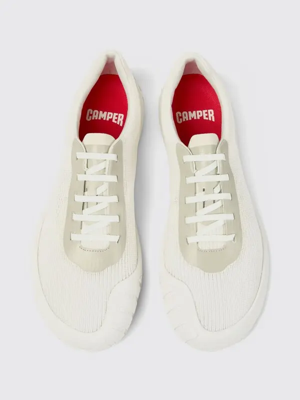 Camper Peu Path+ Recycled Fabric Lace-up Sneakers - White