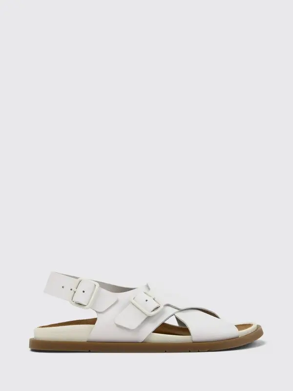 Camper Heeled Sandal - White