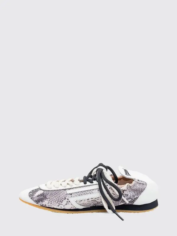 PURAAI Lion Pepper Python Print Vegan Leather Sneakers