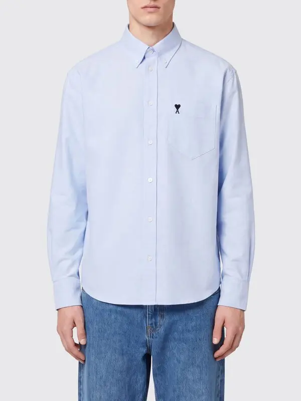 AMI Paris Shirt - Gnawed Blue