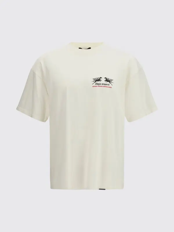 REPRESENT Printed Cotton T-shirt - White