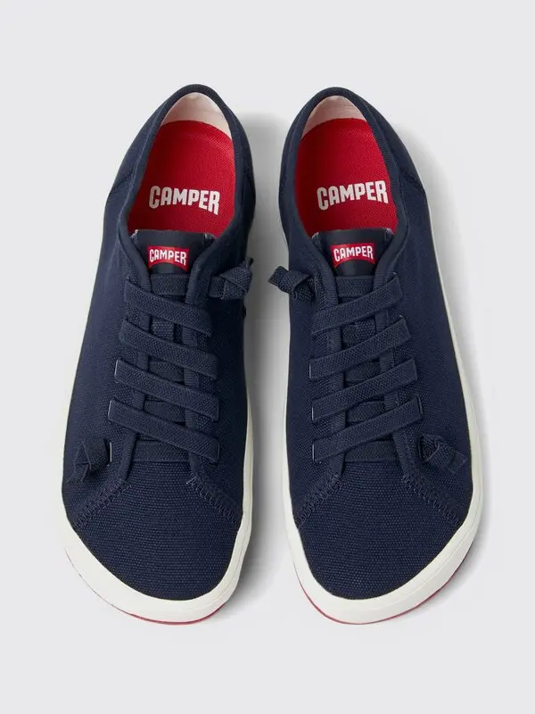 Camper Peu Rambla Ii Recycled Cotton Sneakers - Blue