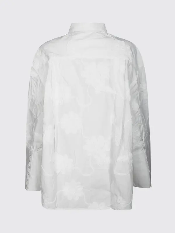 ROTATE BY BIRGER CHRISTENSEN Embroidered Cotton Shirt - White