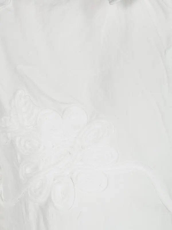 ROTATE BY BIRGER CHRISTENSEN Embroidered Cotton Shirt - White