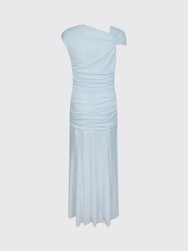 ROTATE BY BIRGER CHRISTENSEN Ruched Maxi Dress - Sky Blue