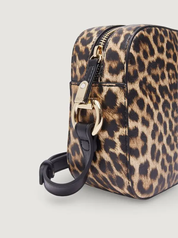 Liu Jo Animal Print Synthetic Leather Crossbody Bag