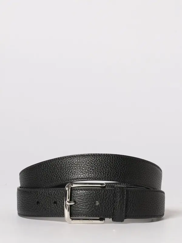 Church's Hammered Leather Belt - Black