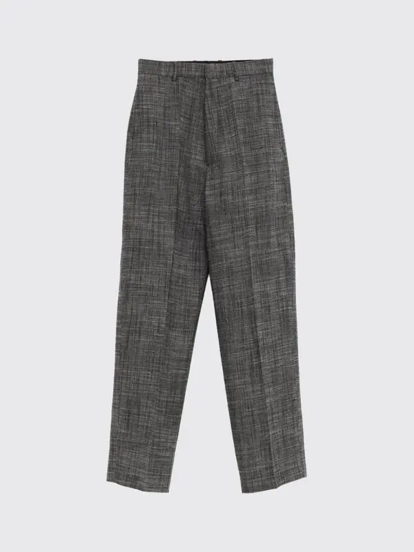 Phoebe Philo Silk And Linen Tailored Wide-leg Trousers