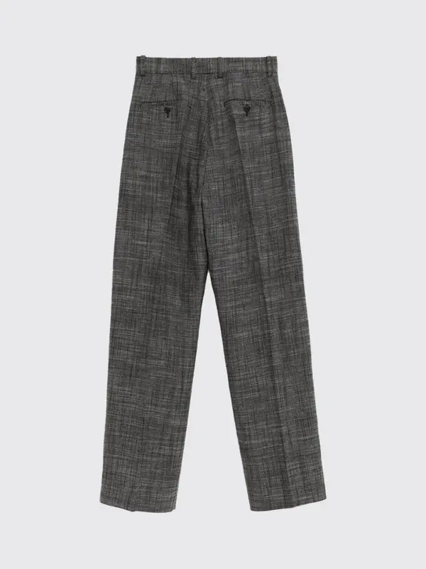Phoebe Philo Silk And Linen Tailored Wide-leg Trousers