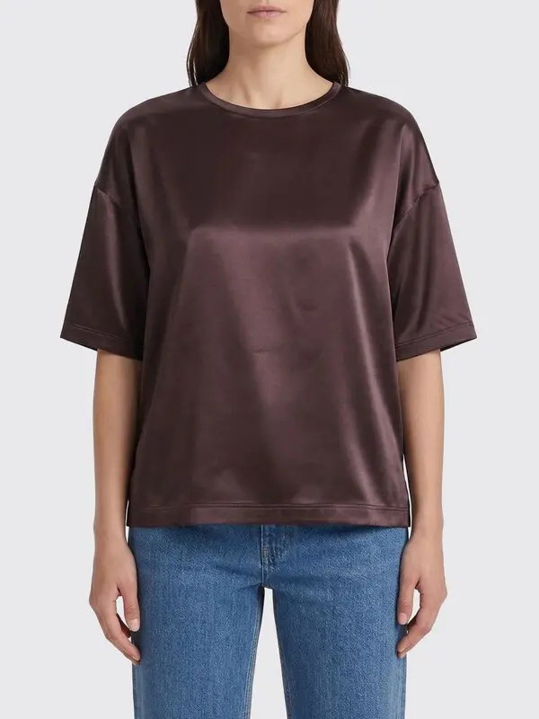 Brunello Cucinelli Silk Blend Blouse - Brown