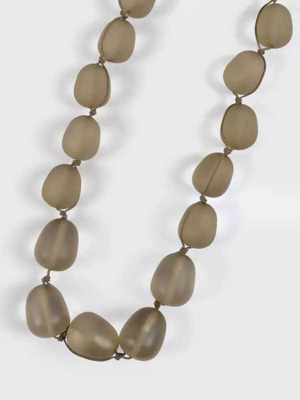 Emporio Armani Beaded Necklace - Beige