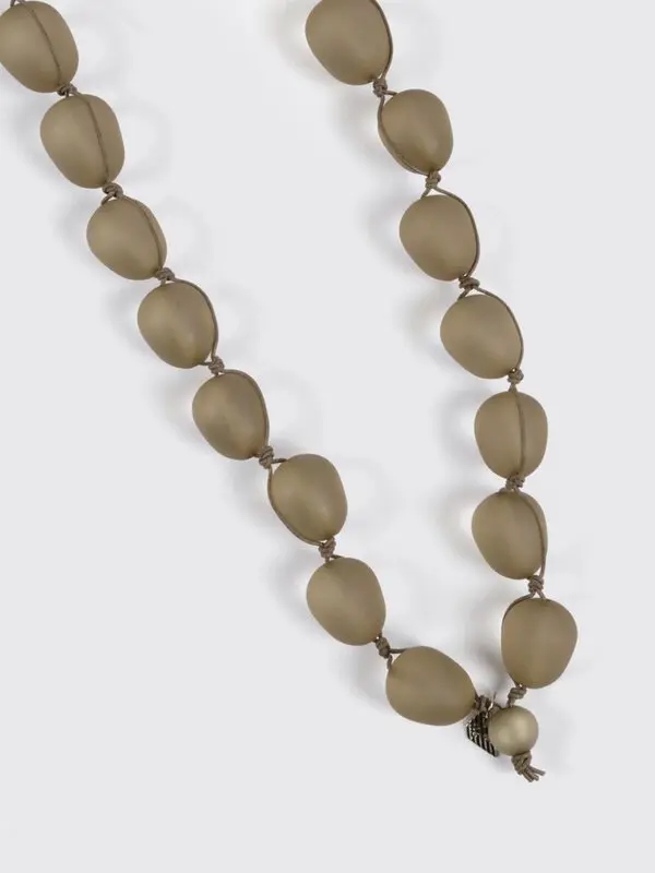 Emporio Armani Beaded Necklace - Beige