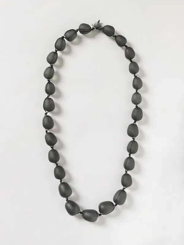 Emporio Armani Resin Necklace With Synthetic Pearls - Blue