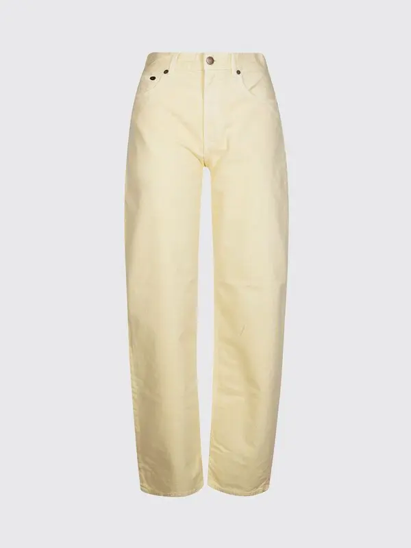 HAIKURE High Rise Wide Leg Jeans - Beige