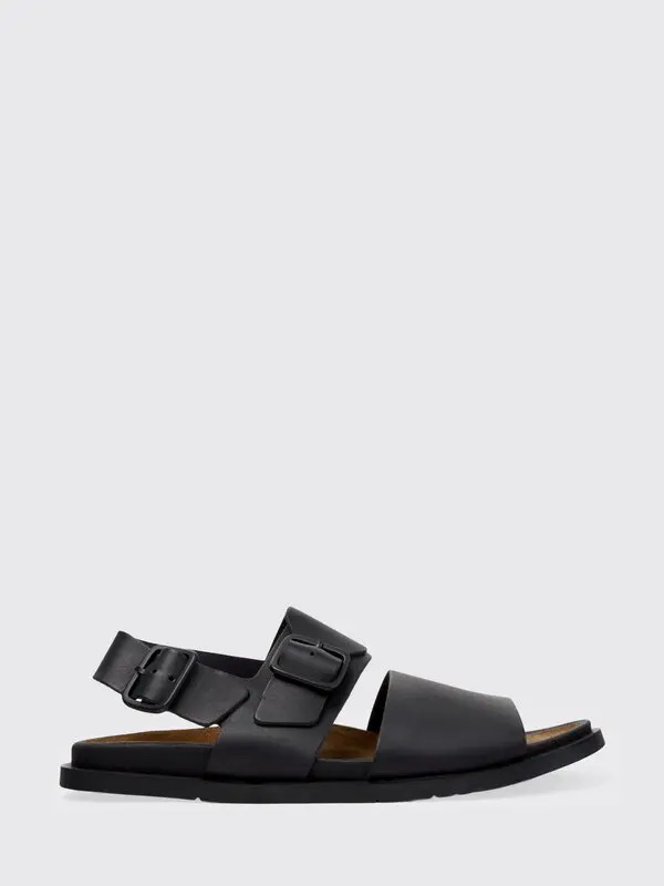 Camper Smooth Leather Buckled Slingback Sandals