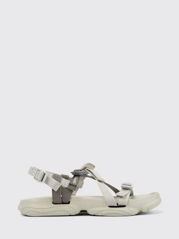 Camper Heeled Sandal - Grey