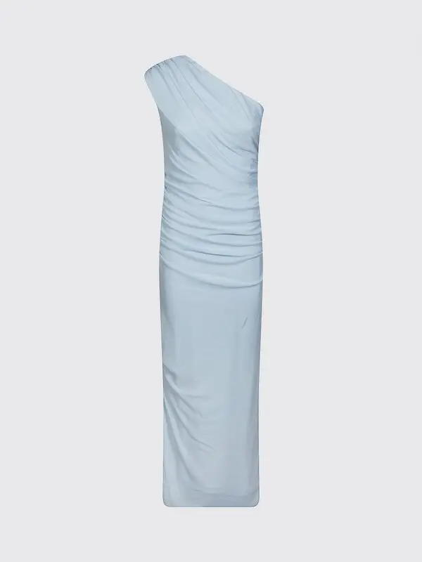 ROTATE BY BIRGER CHRISTENSEN One-shoulder Recycled Jersey Maxi Dress - Sky Blue