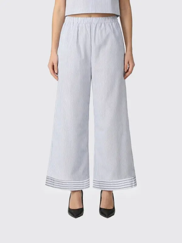 BY MALENE BIRGER Organic Cotton Wide-leg Trousers - Black