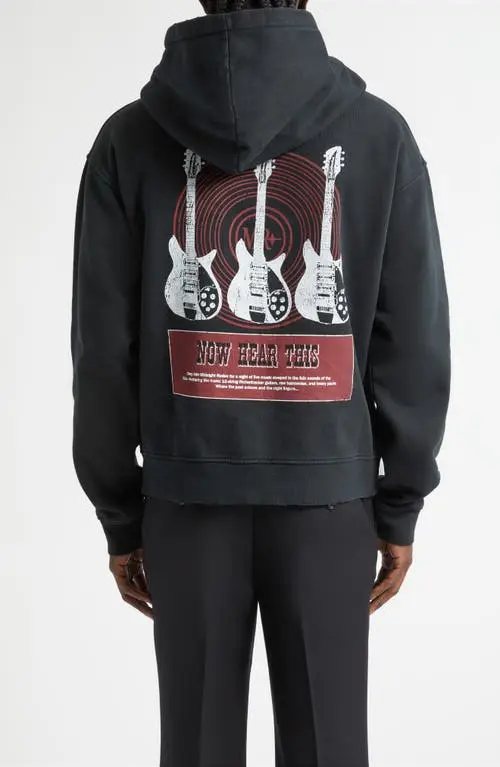 MIDNIGHT RODEO Graphic Hoodie - Black