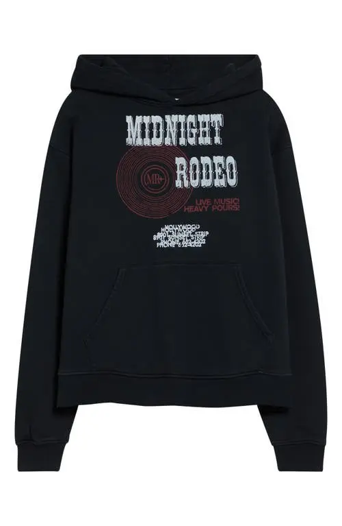 MIDNIGHT RODEO Graphic Hoodie - Black