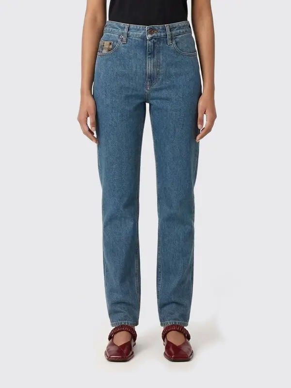 Burberry Stretch Denim Slim Fit Jeans - Blue