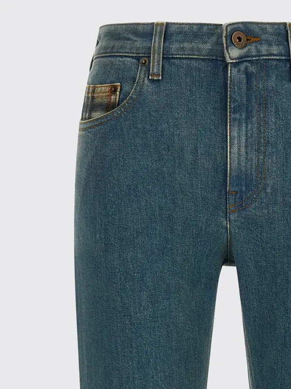 Burberry Stretch Denim Slim Fit Jeans - Blue