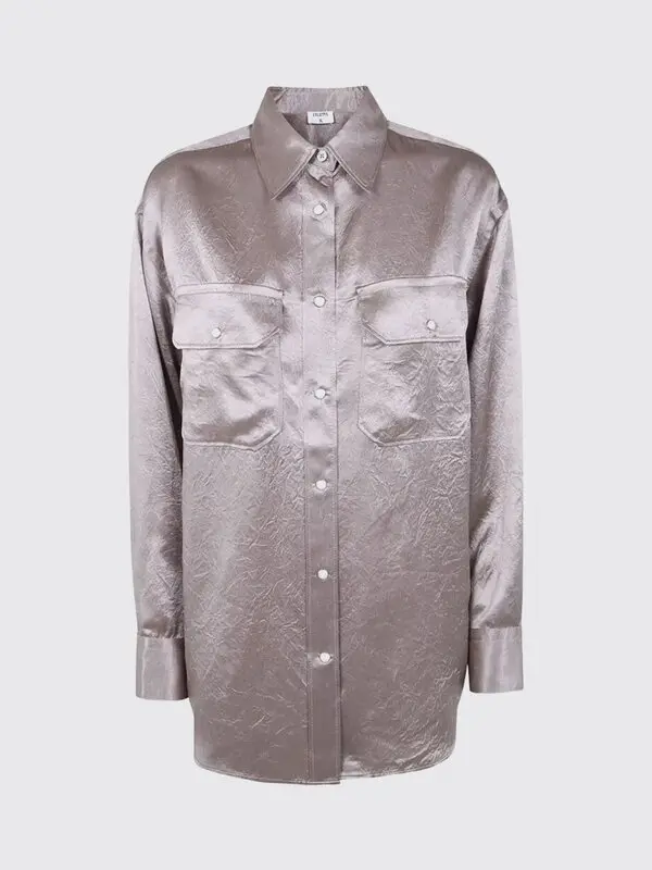 Filippa K Acetate Satin Shirt - Brown