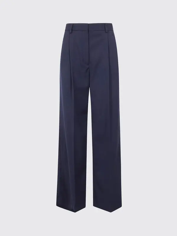 Filippa K Greyblue Wool Blend Tailored Trousers - Blue