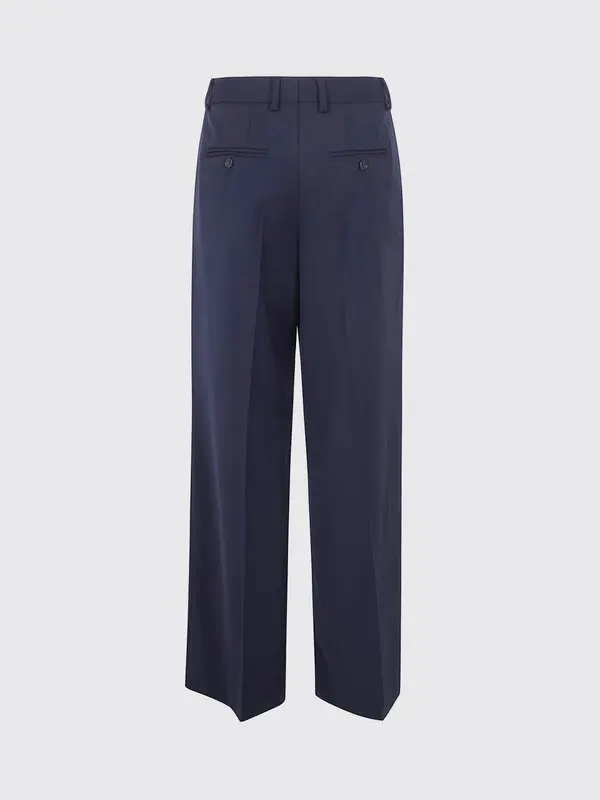 Filippa K Greyblue Wool Blend Tailored Trousers - Blue