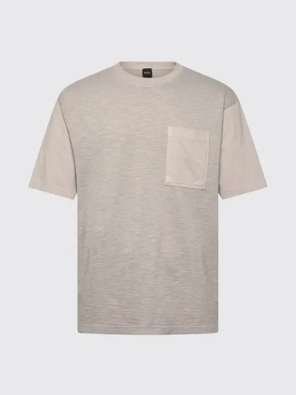 BOSS Basic Cotton T-shirt - Grey 1