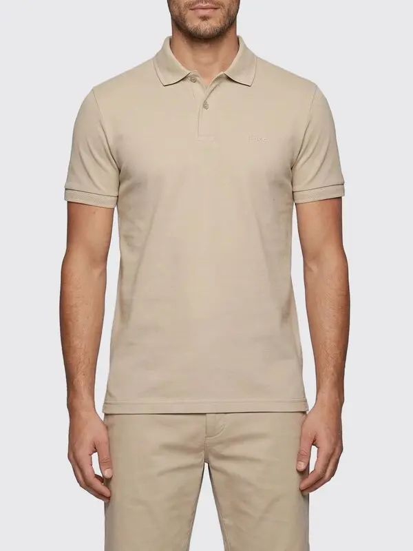 BOSS Cotton Polo Shirt - Beige