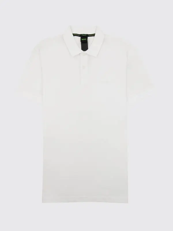 BOSS Cotton Polo Shirt - White