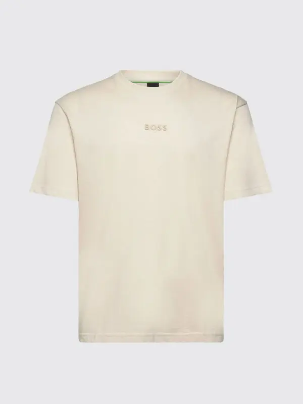 BOSS Basic Cotton T-shirt - Beige