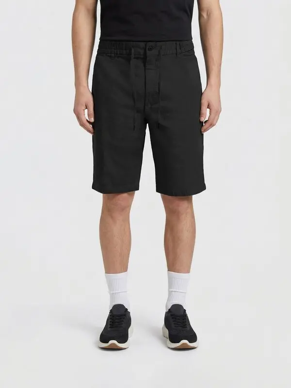 BOSS Cotton Stretch Shorts - Black