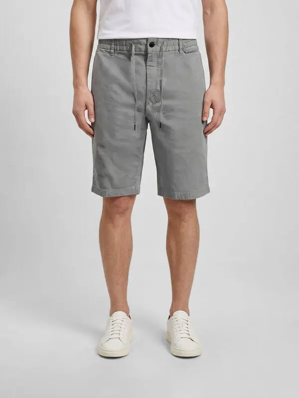 BOSS Cotton Stretch Shorts - Grey